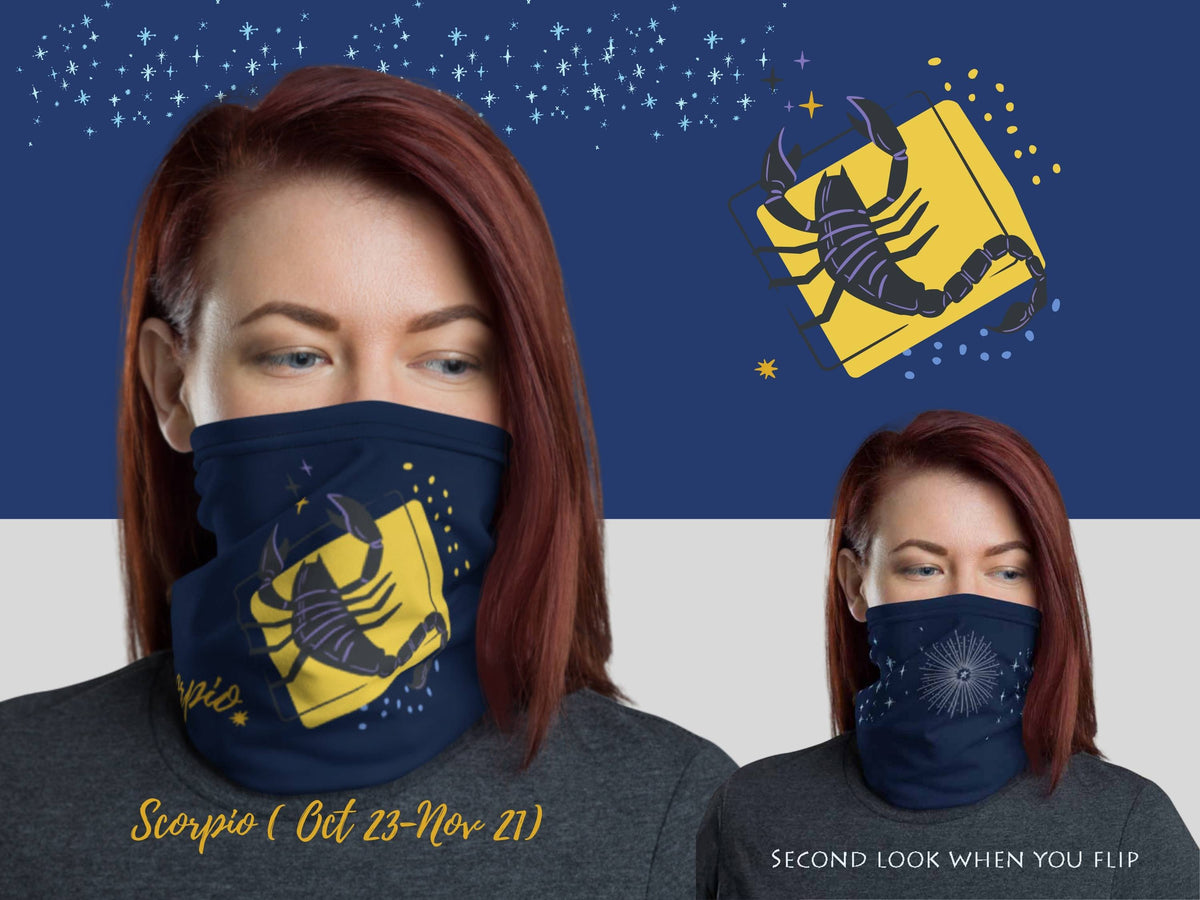 Scorpio zodiac | Gaiter Mask – Travelite Design